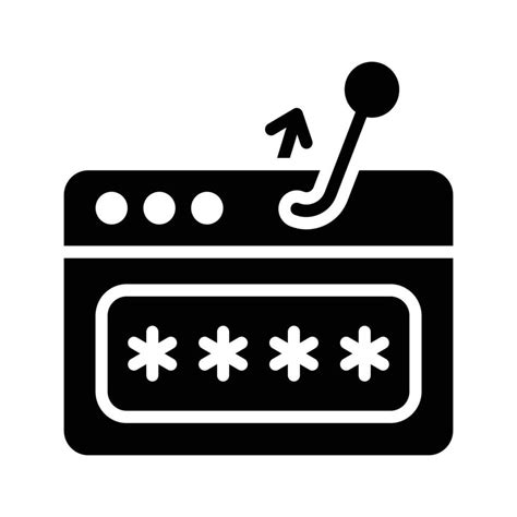 Phishing Password Icon Hacker Attack And Web Security Steal Passwords 30746532 Vector Art At