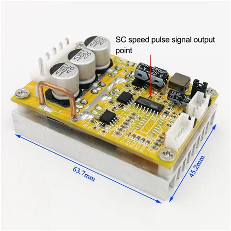 Arelene 1pcs Dc 5 36v 350w Bldc Three Phase Brushless With Hall Motor Controller Brushless