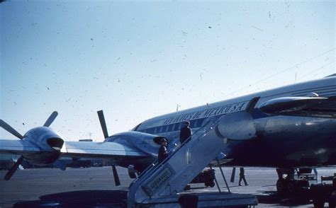 Original Aeronaves De Mexico Airplane 1959 Kodachrome 35mm Slide