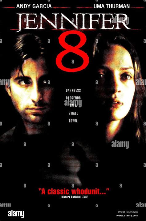 Andy Garcia And Uma Thurman Poster Film Jennifer Eight 1992 Characters