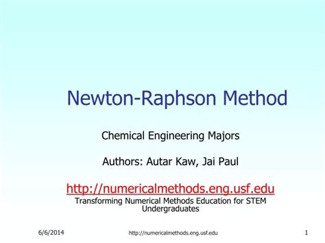 Ppt Newton Raphson Method Powerpoint Presentation Free Download Id 1161629