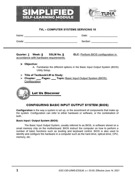sptve css10 sslm q1 week 8 pdf bios booting
