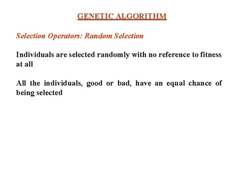 Genetic Algorithm Basic Algorithm Begin Set Time T
