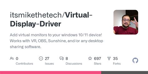 Issues Itsmikethetech Virtual Display Driver GitHub