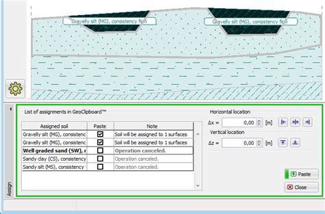 Copying And Pasting 2d Assignment Geoclipboard™ Online Help Geo5
