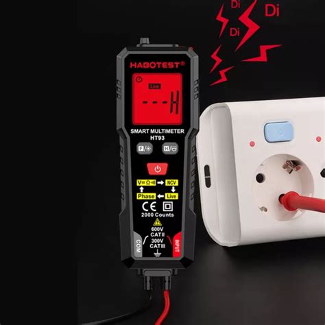 Ht93 Digital Multimeter With Ncv Ohmmeter Auto Ranging Volt Meter Live Wire Test £1119
