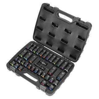 Sealey Impact Socket Set 38sq Drive 36pc Ak5633m Bodyshop Solutions