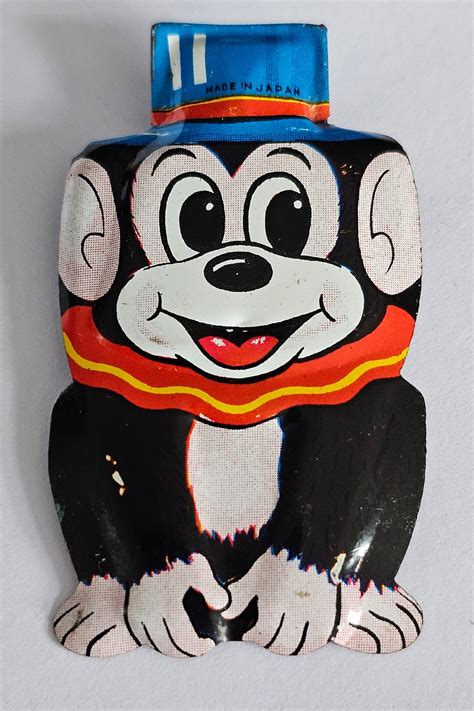 Vintage Metal Tin Clicker Toy Made In Japan Etsy