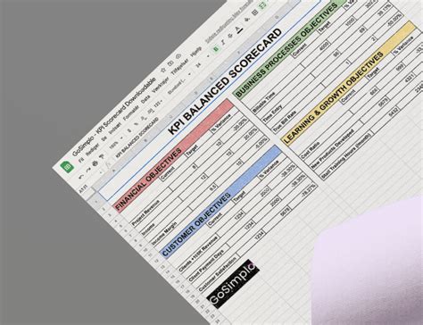 Kpi Scorecard Template Excel
