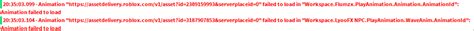 Animation Failed To Load Group Anim Scripting Support Developer Forum Roblox