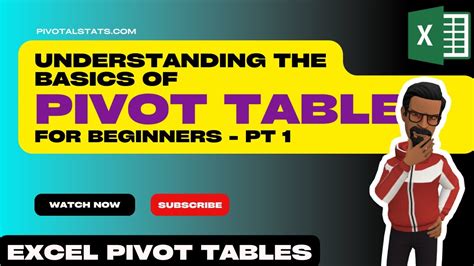 Basics Of Pivot Tables For Beginners Part 1 Excel Pivot Tables Youtube