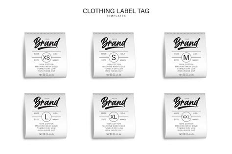 Premium Vector Set Of Neck Label Clothing Fabric Description Info Of Premium Vector Set Of Neck Label Clothing Fabric Description Info Of