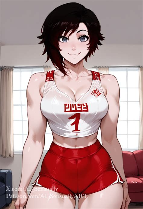 Rule 34 1girls 2d Ai Generated Ai Sensuality Big Breasts Cleavage Gym Gym Shirt Gym Shorts Gym
