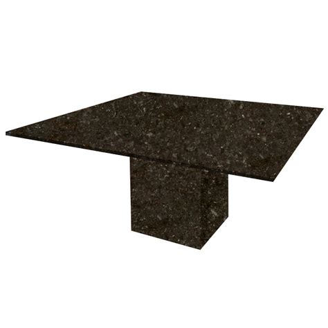 Antique Brown Bergiola Square Granite Dining Table