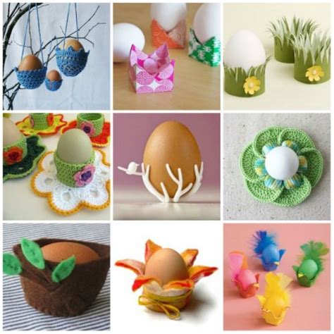 Пасхальные поделки подставки для яиц