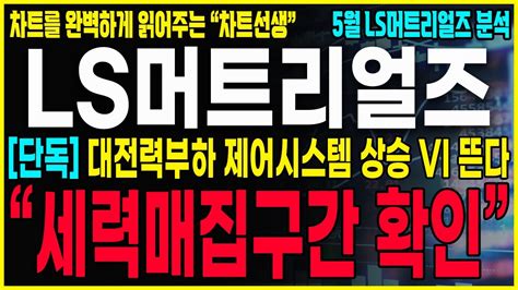 Ls머트리얼즈 주가전망 긴급공시5월 7일 상승vi 반드시 출현합니다 차트는 전부 만들어졌고 폭등만 남았습니다 지금구간 매도금지 Ls머트리얼즈 Ls
