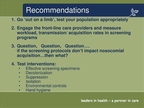 Ppt Mrsa Screening Theoretical Vs Practical Powerpoint Presentation Id 626369