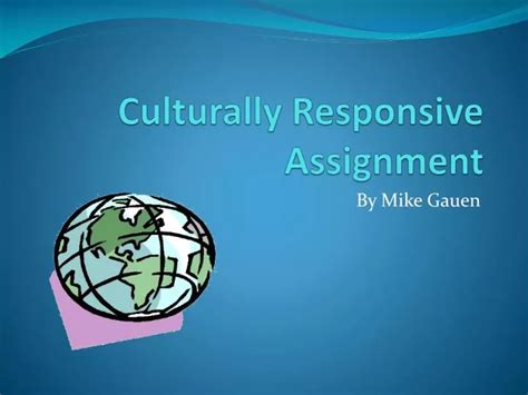 ppt culturally responsive assignment powerpoint presentation free download id 2597509