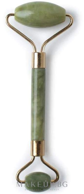 Earth Harbor Jade Gemstone Rose Gold Facial Roller - Ролер масожор за ...