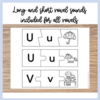 Alphabet Puzzles Letter Recognition Phonemic Awareness Uppercase Lowercase