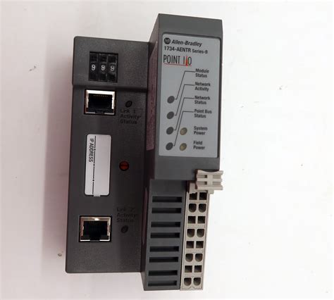 1734 Aentr Ab Allen Bradley Point 1o Dual Port Network Adaptor New And
