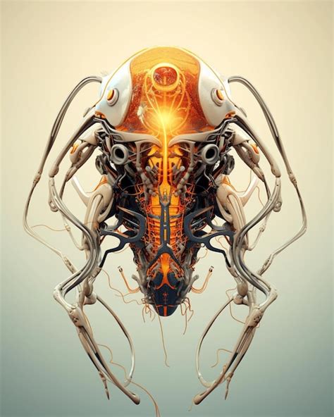 Premium Ai Image A Robotic Octopus