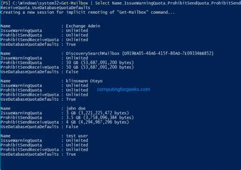 Configure Mailbox Quotas And Archives On Exchange Server 2019 ComputingForGeeks