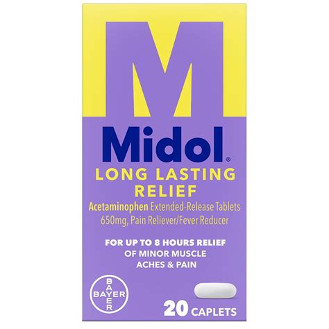 Midol Menstrual Pain And Fever Caplets Walgreens