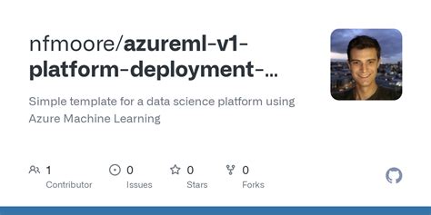 GitHub Nfmoore Azureml V Platform Deployment Template Simple Template For A Data Science