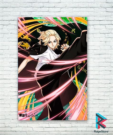 Póster Mikey Tokyo Revengers Papel Foto ó Metálico Rage Store