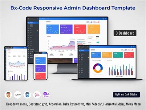 Unique Responsive Bootstrap4 Admin Template Artofit