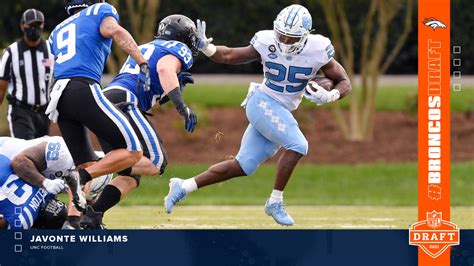 Road To The Draft Rb Javonte Williams College Highlights