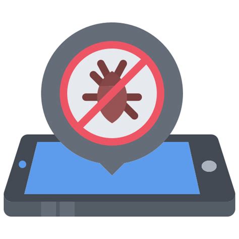 Pest Control Coloring Flat Icon