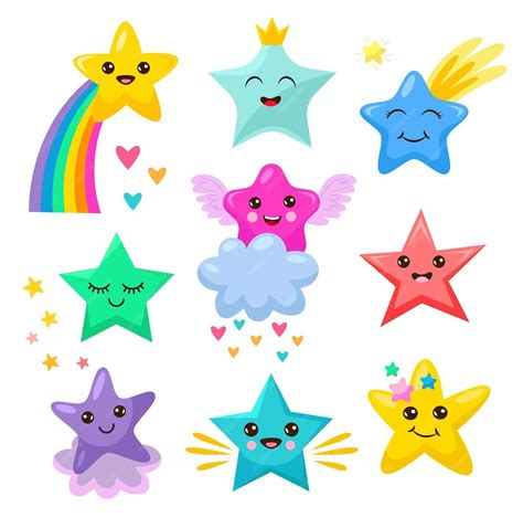 Pin De Verito Ss En Bebes Estrellas Kawaii Estrellas Para Imprimir