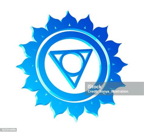 3d 효과 Vishuddha 차크라 기호의 벡터 그림 0명에 대한 스톡 벡터 아트 및 기타 이미지 0명 3차원 형태 건강한 생활방식 Istock