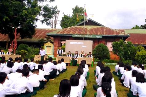 မိုးနဲမြို့နယ် အခြေခံပညာအထက်တန်းကျောင်း၌ ၇၇ နှစ်မြောက် အာဇာနည်နေ့အထိမ်းအမှတ် ဟောပြောပွဲဆောင်ရွက