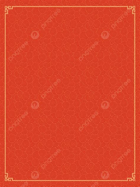 Chinese Red Retro Shading Flower Border Poster Background Content Box Wallpaper Image For Free