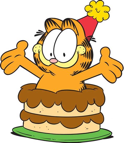 Happy Birthday Garfield Cartoon Garfield Birthday Garfield Pictures