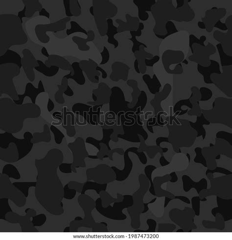 Camouflage Pattern Background Vector Military Camouflage Stock Vector