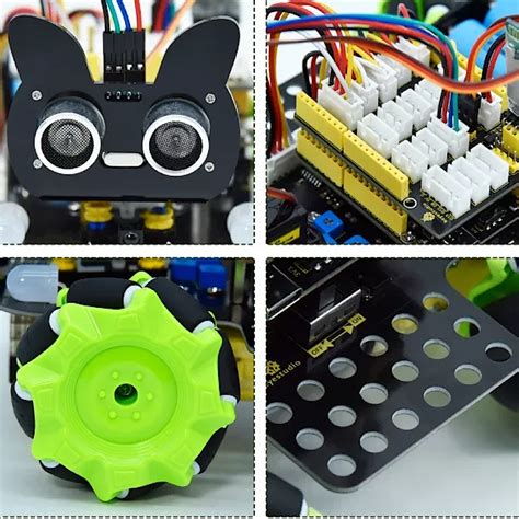 4WD Mecanum Robot Car For Arduino Board Included KEYESTUDIO KS0551