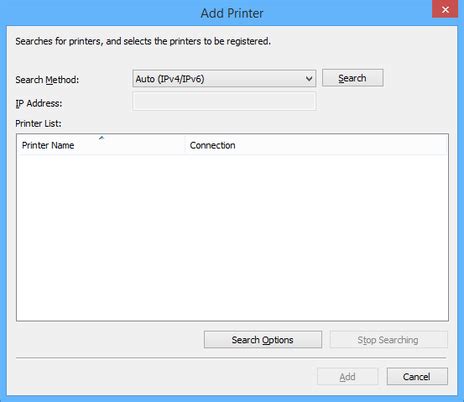 Canon ImagePROGRAF Manuals Windows Software Device Management Console Guide Registering