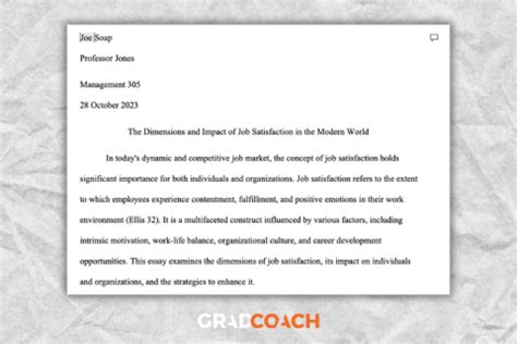 MLA Formatting Step By Step Guide Free Template Grad Coach