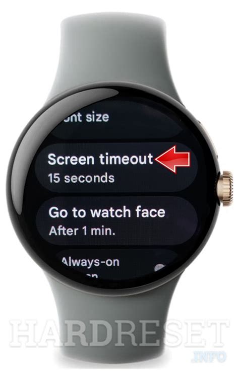 How To Change Screen Timeout On GOOGLE Pixel Watch