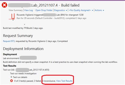 Cannot Run Coded Ui Test On A TFS Lab Due To Lack Of Rights To The