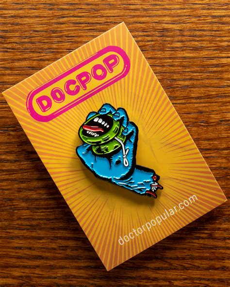 Screaming Yo Yo Enamel Pin Doc Pops Toys And Games