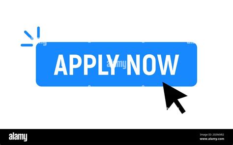 Apply Now Job Submit Button Icon Vector Apply Now Click Cursor Stock Vector Image And Art Alamy