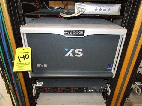 1 EVS XS 6 Ch Server Multicam HD Ver 15 3 58 X Sense Remote Mod RCU XS Joseph Finn Co