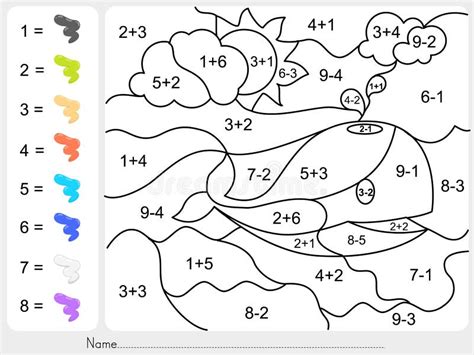 Εκπαιδευτική σελίδα με ασκήσεις για παιδιά επί προσθήκης και αφαίρεσης Λύστε τα παραδείγματα και