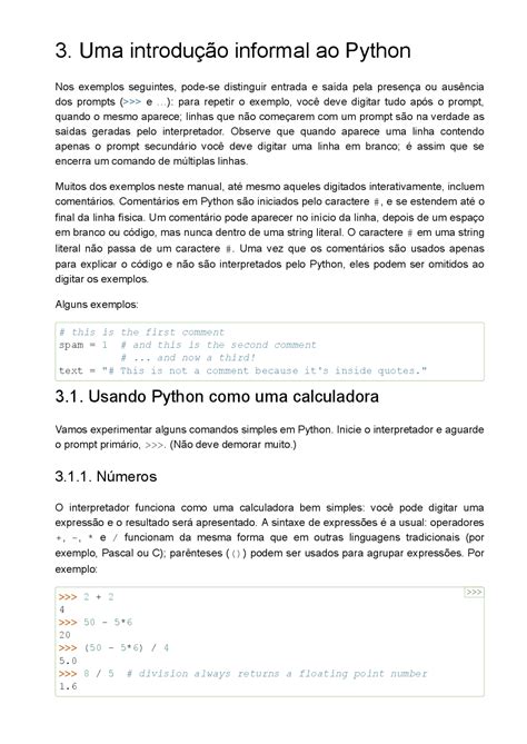 Aprenda Python De Forma Fácil Summaries Computer Science Docsity