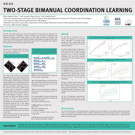 Pdf Two Stage Bimanual Coordination Learning